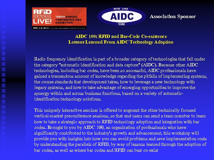 AIDC 100 Members Luau and Annual Meeting