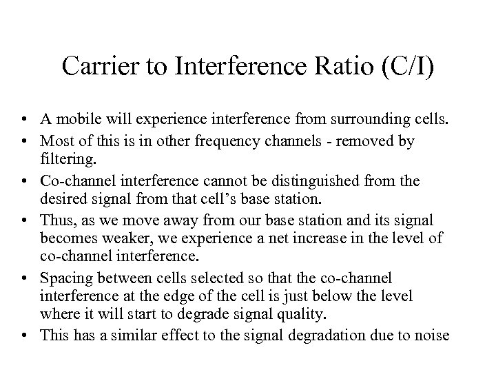 An introduction to Mobile Communications Systems MCS