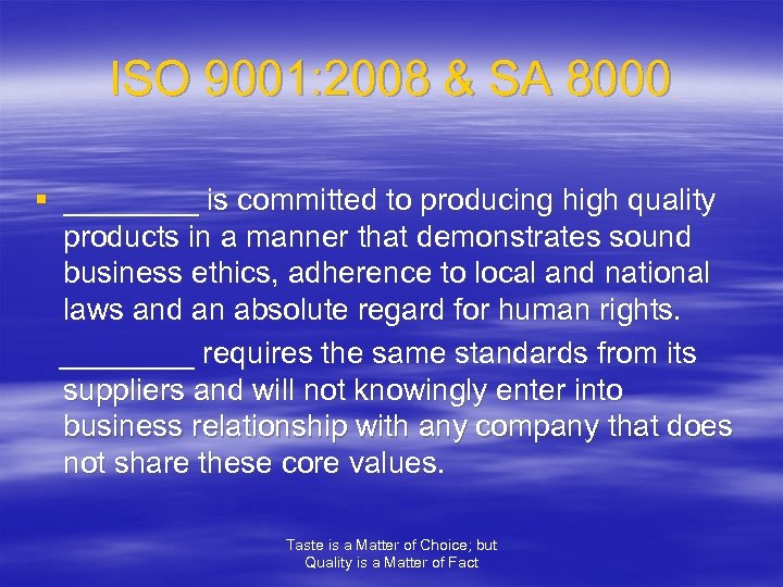 Integrating ISO 9001 2008 Quality management systems