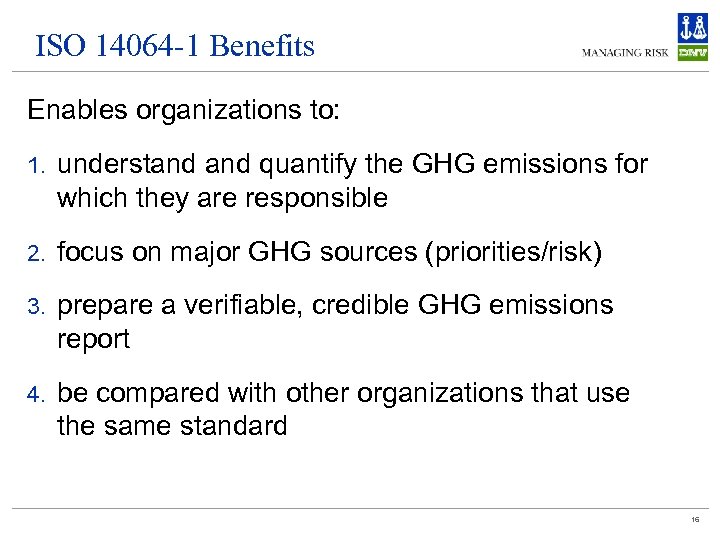 ISO 14064 Why Should You Care Presented
