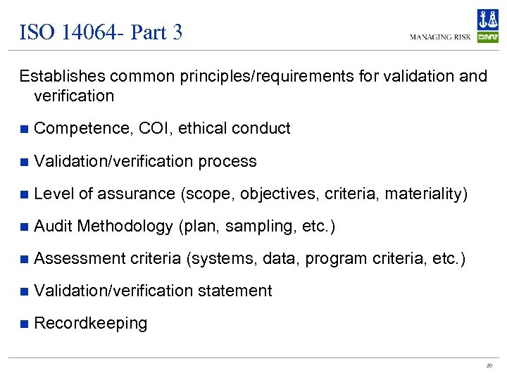 ISO 14064 Why Should You Care Presented