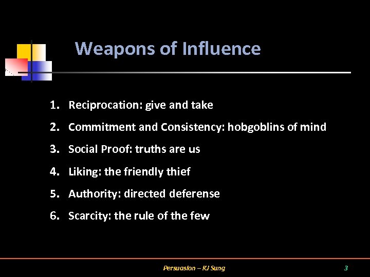 The Psychology of Persuasion Negotiation Strategy KJ Sung