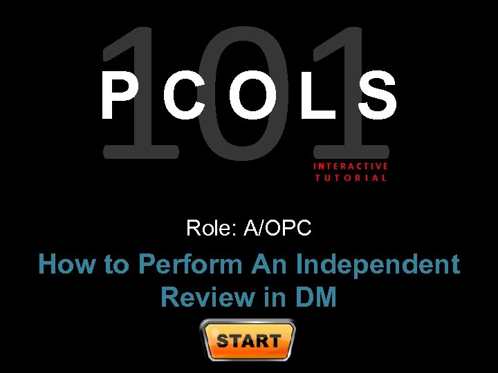 101 PCOLS INTERACTIVE T U T O R