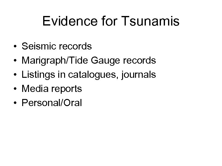 Caribbean Training Course in Seismology and Tsunami Warnings