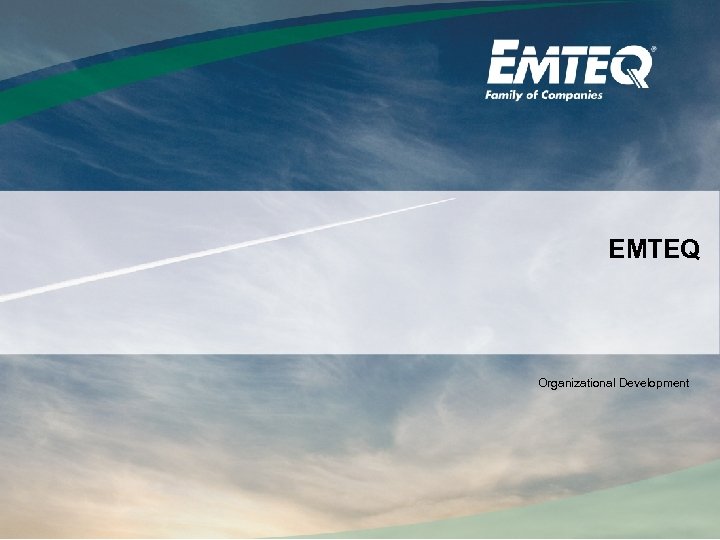 EMTEQ Organizational Development Introductions Jerry Jendusa 1989