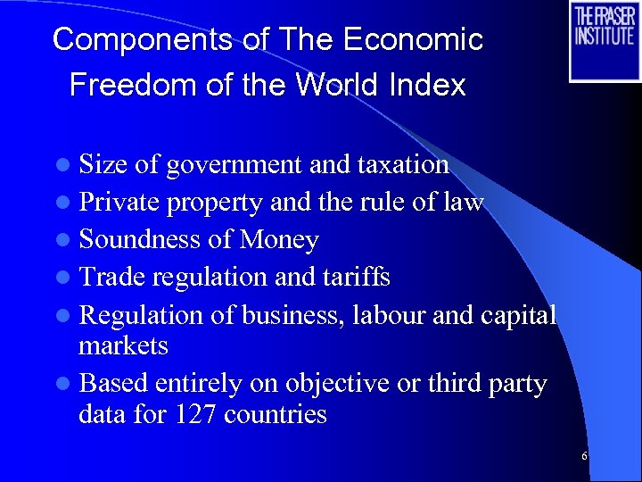 Economic Freedom of the World 2005 Annual Report