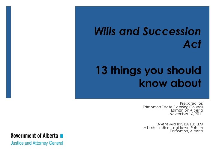 Wills and Succession Act 13 things you should