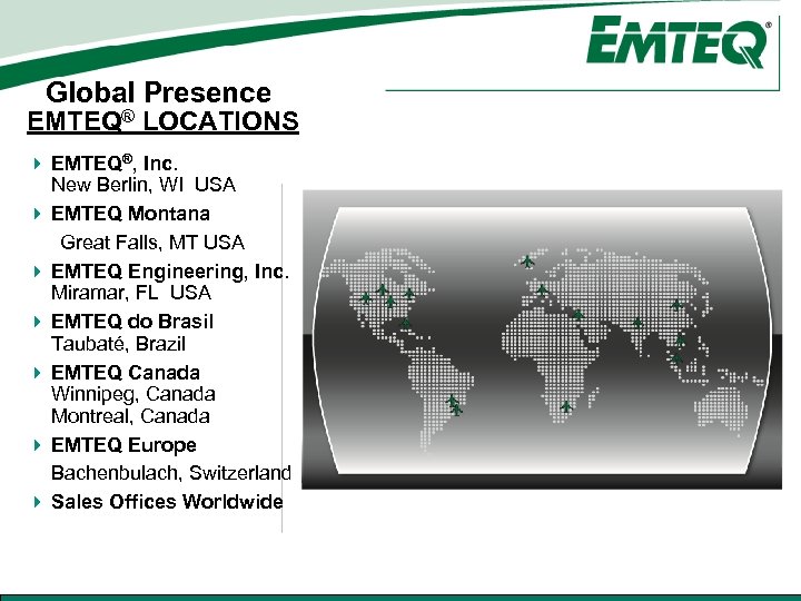 EMTEQ Business Strategy Introductions Jerry Jendusa 1989