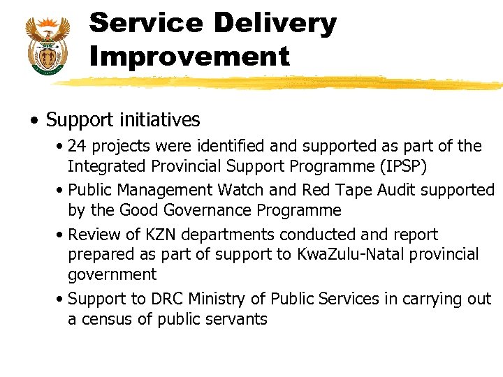 Department of Public Service and Administration Annual Report