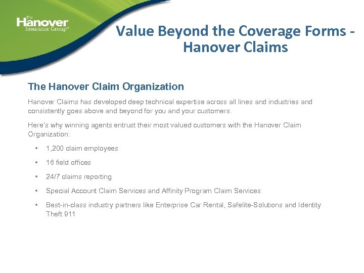 Hanover Middle Market Capabilities Why The Hanover