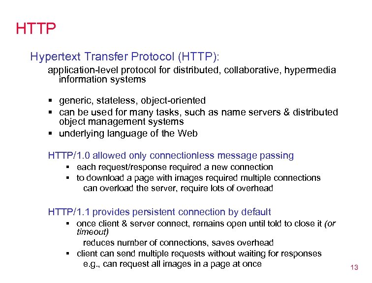 CSC 551 Web Programming Spring 2004 Internet