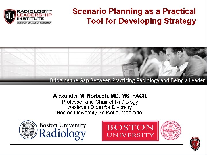 Scenario Planning as a Practical Tool for Developing