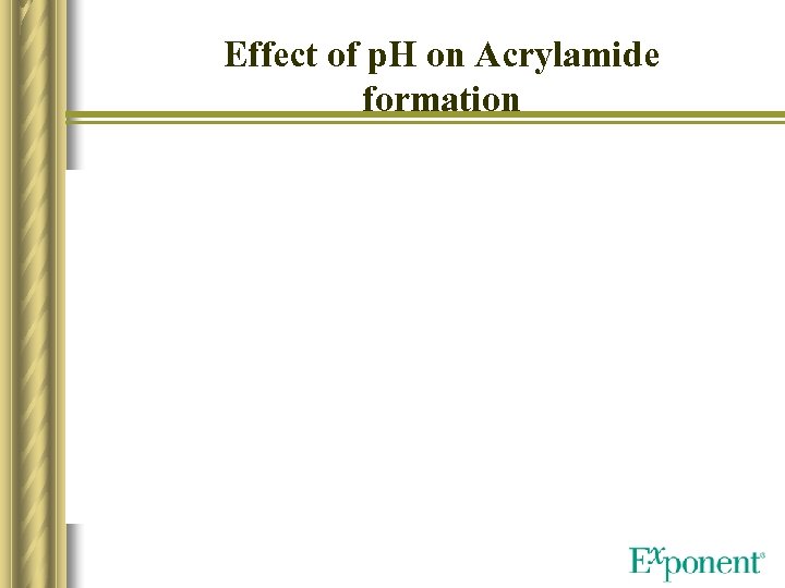 Acrylamide Formation Exposure Possible Reduction Strategies by Barbara