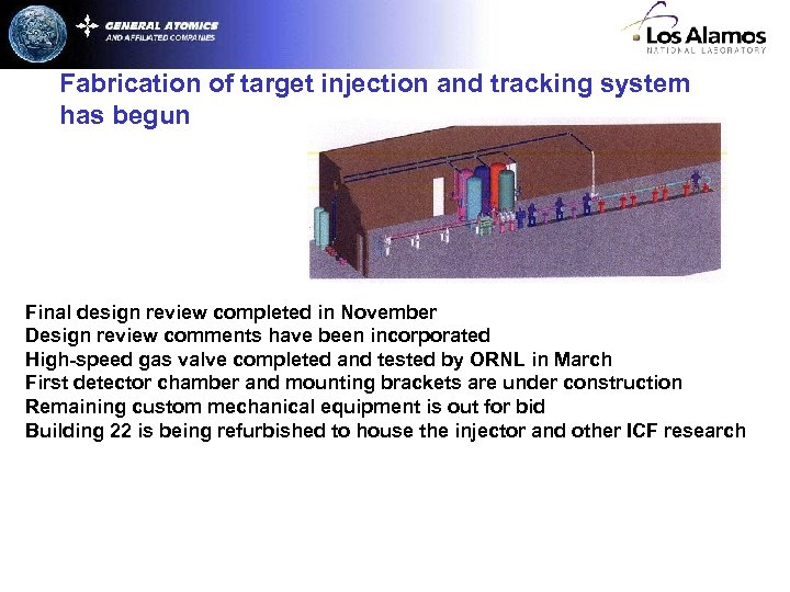 Status of Target Injection and Tracking Ronald Petzoldt