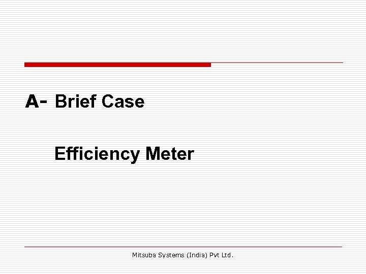 FUNDAMENTALS OF POWDER CHARGING BY MITSUBA SYSTEMS INDIA
