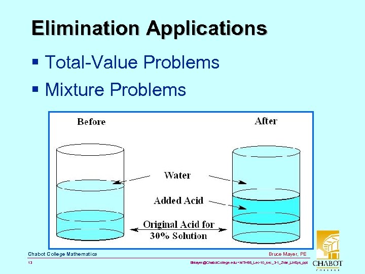 Chabot Mathematics 3 2 a System Applications