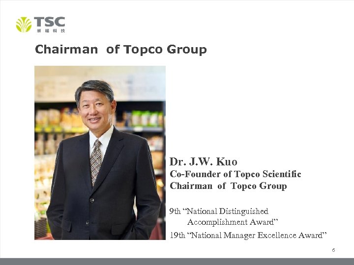 Introduction of TOPCO 2017 09 AGENDA Company