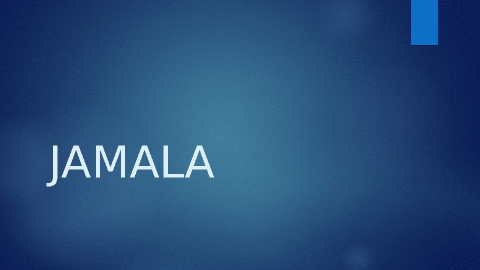 JAMALA THIS IS JAMALA About Jamala